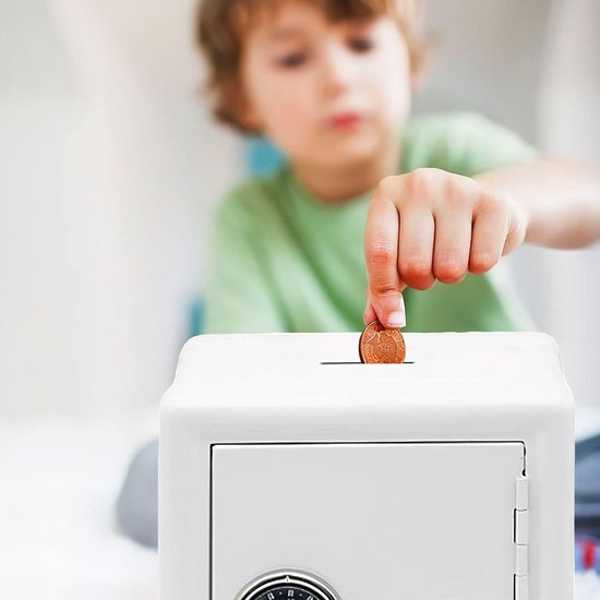 Mini spaarpot kluis kinderspaarpot met cijferslot en lade | bol