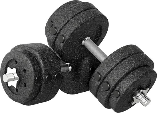 Verstelbare Halters Set 30KG Trainingsgewicht voor Thuistraining en ...