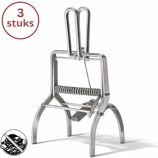 Mamosta® Mollenverjager - 3 stuks - Mollenklem - Mollenbestrijding ...
