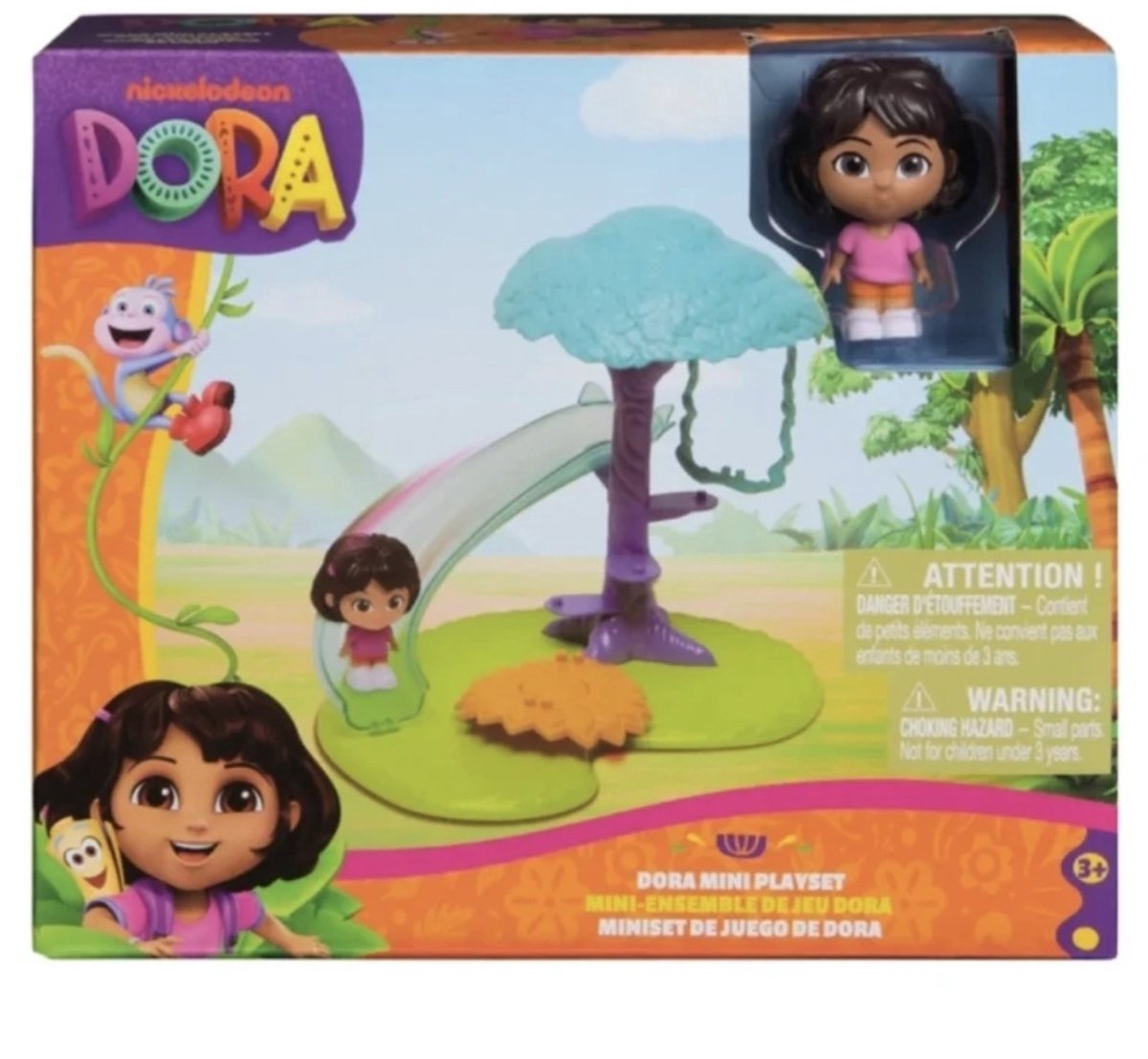 Nickelodeon Dora Mini Playset - glijbaan - Ontdekkingsreizigers - Kids ...