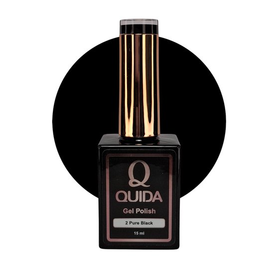 Quida Gelpolish #2 pure black 15ml | bol