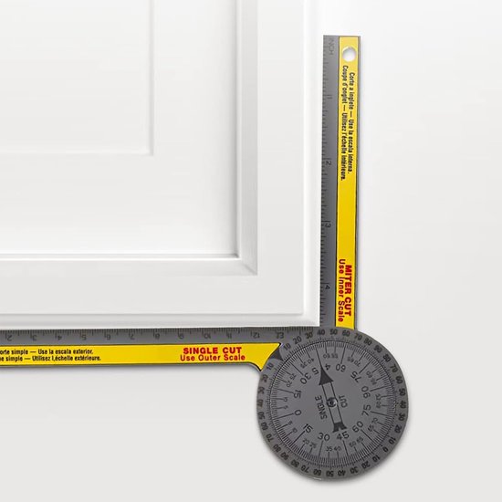 360 Degree Horizontal Angle Gauge - High Precision Angle Ruler ...