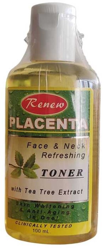 Renew Placenta Face & Neck Refreshing Toner – 100ml – Verhelderende ...