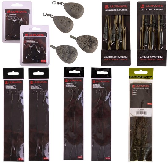 Ultimate Carp Leader And Rig Kit (26pcs) | Karper onderlijn | bol
