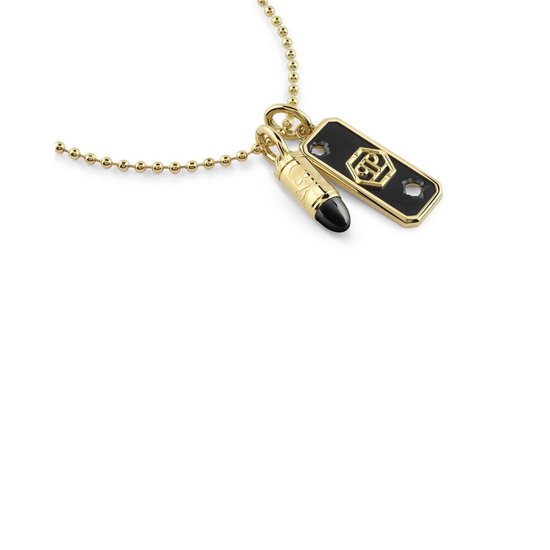 Philipp Plein - PJGGA03NU - Halsketting - Heren - BULLET - 60cm | bol