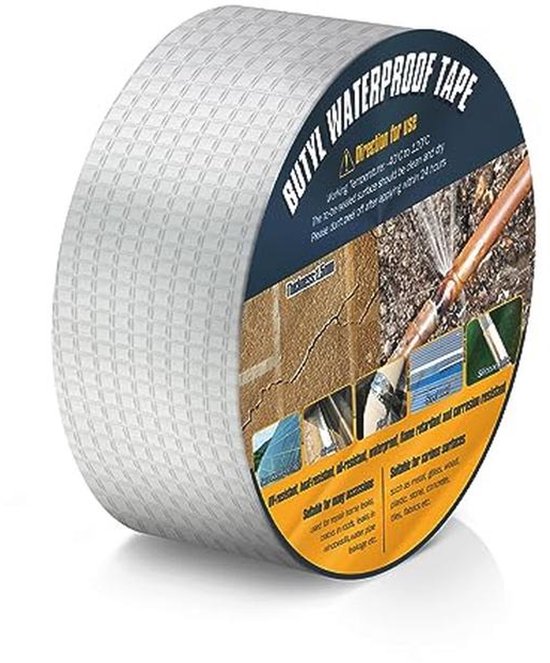 Butyl knipperende tape 50 mm x 5 m - waterdichte reparatape voor dak en ...