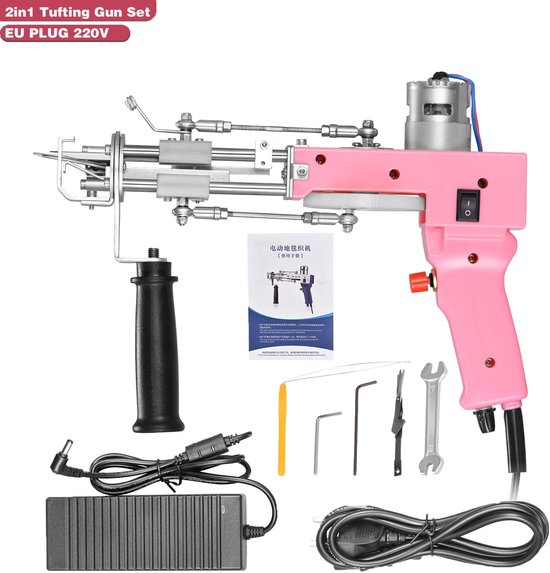 TrendWave Tufting Gun Zonder Accessoires – Elektrische 2-in-1 Tufting ...