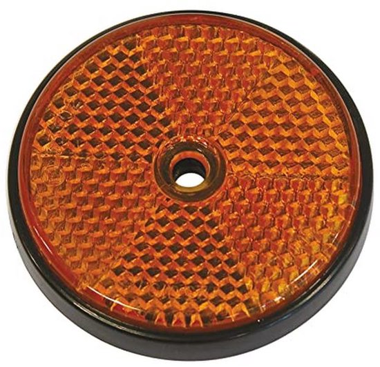 Reflectoren 70 mm voor aanhanger of trailer - Set van 2 | bol