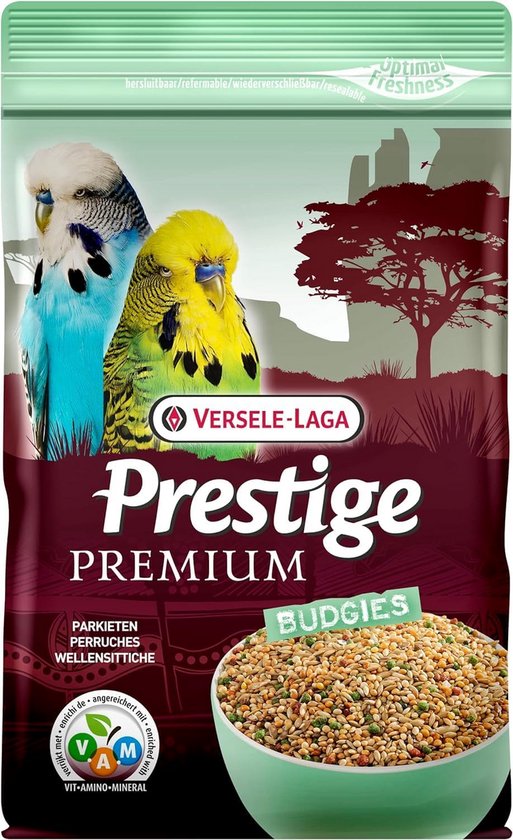 Premium Vogelzaad voor Kanaries en Parkieten - Complete Voeding 800g | bol