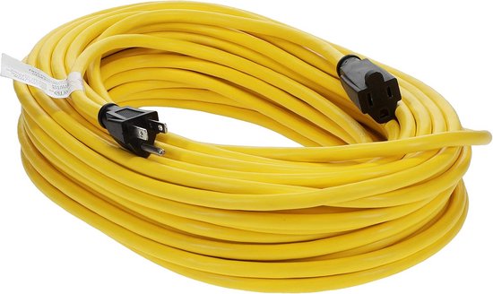 100ft Heavy Duty Buiten Verlengsnoer - 3-polige Geaarde Snoer voor ...