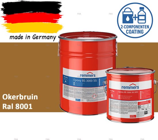 Remmers Epoxy BS 3000 SG – 2-Componenten – Epoxy Vloercoating – RAL ...