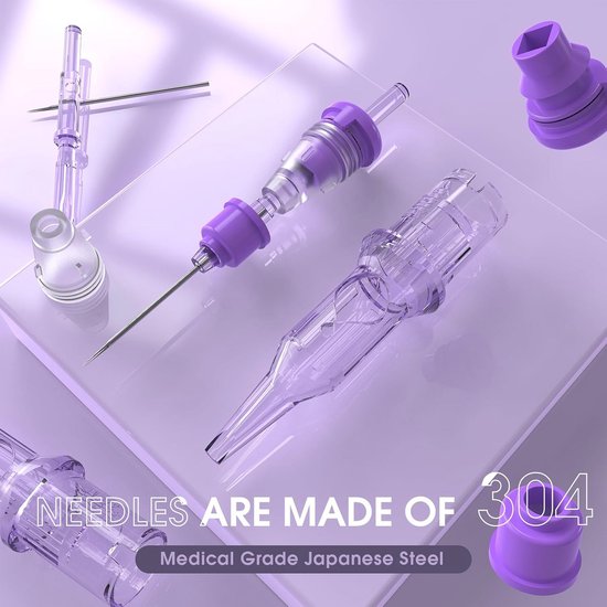 Tattoo Naalden 3RL 0,25 mm - Ronde Liner voor Permanente Make-up en SMP ...