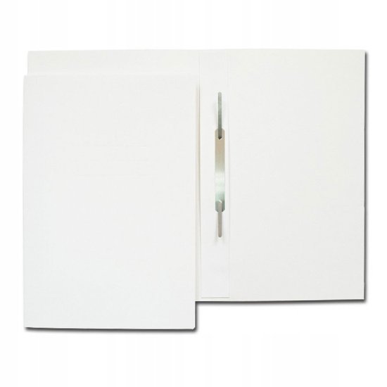 Luxe A4 Kartonnen Dossier Map, Wit, 250g/m2 | bol
