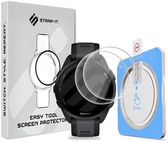 Strap-it 2-pack Screenprotector met One-Click Tool screen protector ...