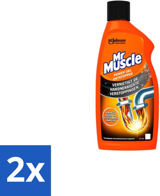 Mr Muscle – Ontstopper – Power Gel – 500 ml - Voordeelverpakking - 2 ...