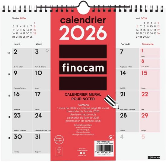 Maandkalender 2026 - 1 maand per pagina, ideaal voor planning en ...