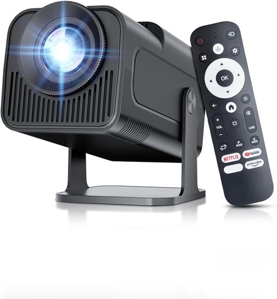 Beamer met Netflix - Mini Projector 4K - Draagbare Smart Projector ...