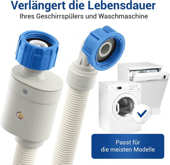 Waterstop toevoerslang 2,5 m voor wasmachine en vaatwasser - Aquastop ...