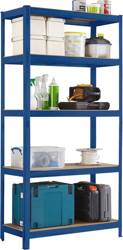 Grote Hoge Stalen Heavy Duty Garage Schuur Opslag Rek met 5 Niveaus en ...