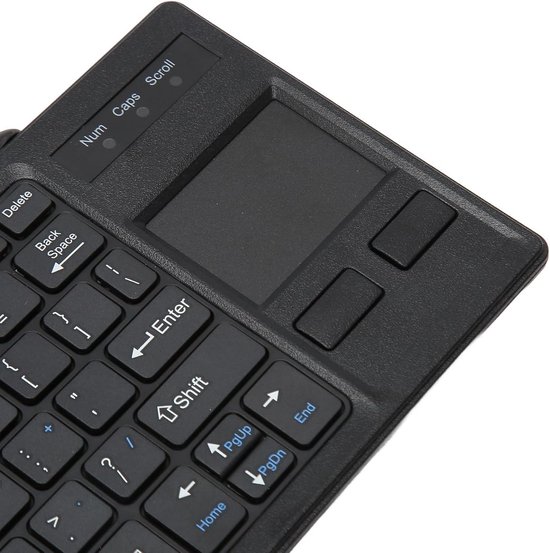 Bedraad USB Toetsenbord met Touchpad en USB HUB Functie, Ultradun en ...