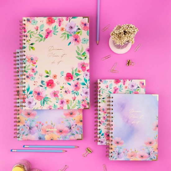 Bullet Journal A4 - Gelinieerd Notitieboek met Gaten voor Organisatie ...