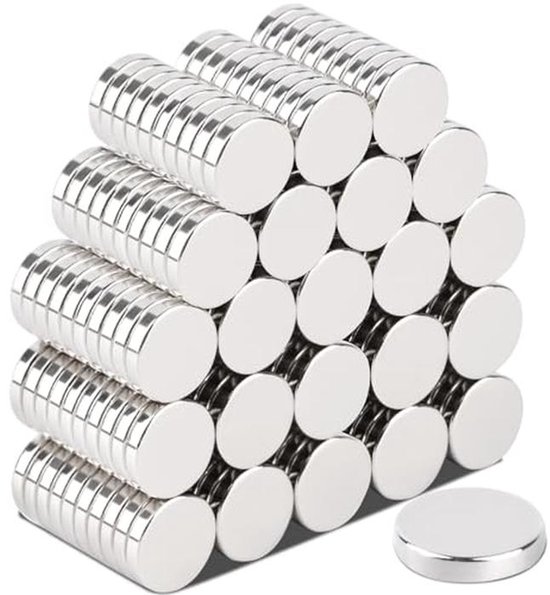 Pack van 220 Neodymium Magneten - 10 x 2 mm - Sterke Mini Magneten voor ...