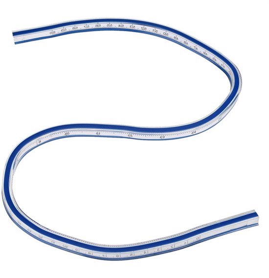 Plastic Flexible Curve Ruler Measuring Instrument for Drawing Painting ...