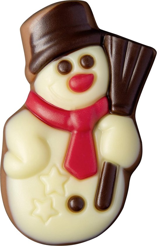 Kerst Chocolade Reliefs 80g – 8 Chocolade Kerstfiguren van Fijne ...