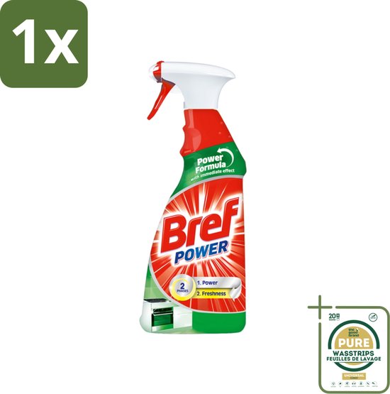 1 x Bref Power - Keukenreiniger - Spray - Ontvetter - 750 ml ...