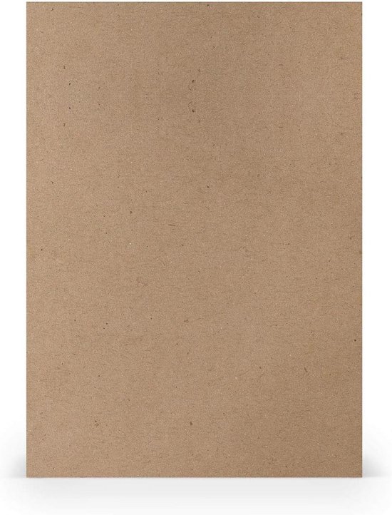 25 Vellen Kraftpapier Bruin DIN A4 (100 g/m²) - Stevig Papier voor ...