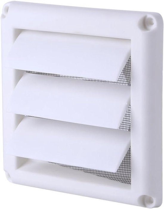 Ventilatierooster voor Muurventilatie - Weerbestendig Kunststof Rooster ...