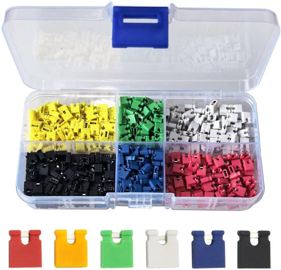 660pcs 2.54mm jumper caps - short circuit caps - mini connectors ...