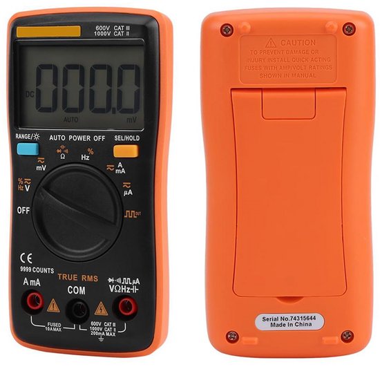 Digitale Multimeter True-RMS 9999 Cijfers Display - Autoranging ...