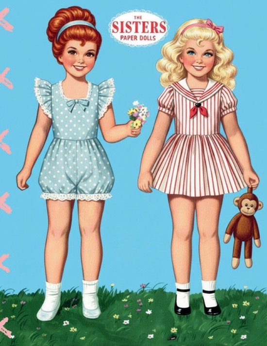 Vintage Papers Dolls-The Sisters Paper Dolls, Shelly M | 9798274055765 ...