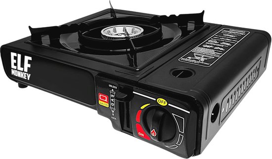 Gaskoker met Koffer voor Camping en Fondue - Draagbare Gasfornuis met ...