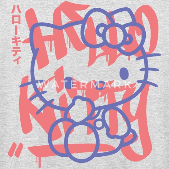 Hello Kitty Met Graffiti-Stijl Lettertype | bol