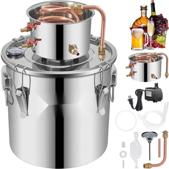 Alcohol Distilleerapparaat - 30 L Distilleerketel - Met ...