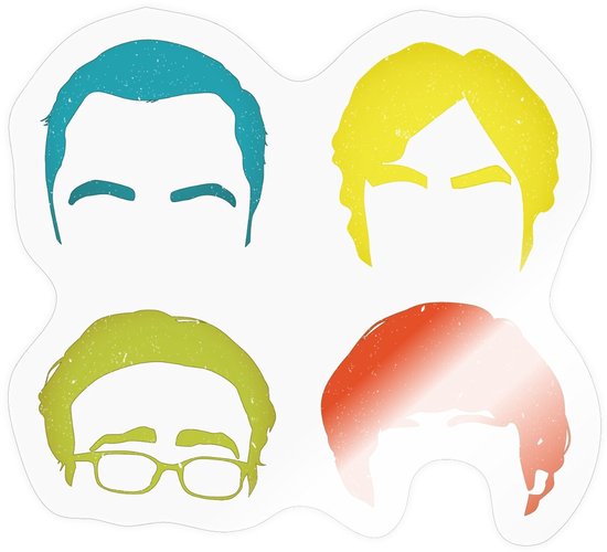 The Big Bang Theory Slimme Jongens Pop Art Sticker | bol