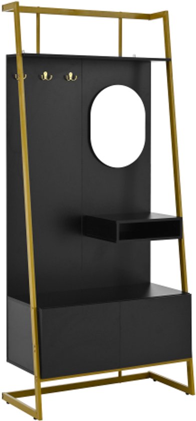 Multifunctionele Open Garderobe Opbergkast 78 x 38.5 x 180.5 cm Met ...