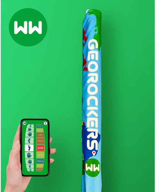 GEOROCKERS – De Wereld Spelen – intensief gebruik - zeil speelkleed ...