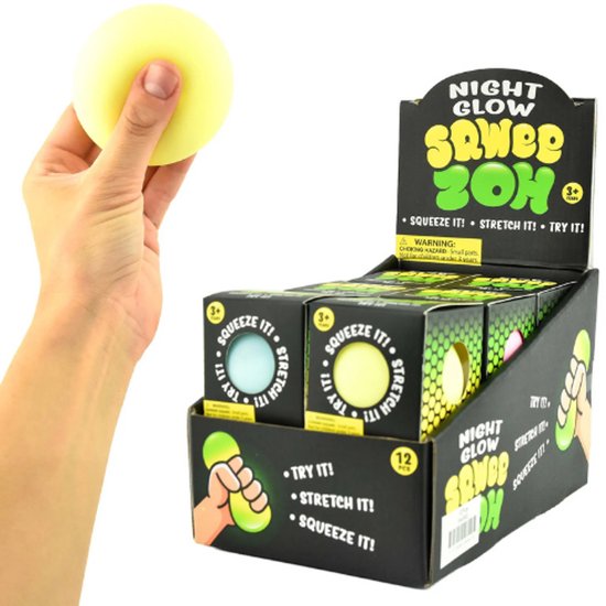 SQUEEZE BALL GID (Glow in the Dark) - needoh | Games | bol