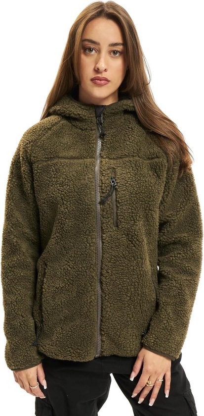 Dames Teddy Fleece Jas met Capuchon - Warm en Comfortabel Zwart | bol