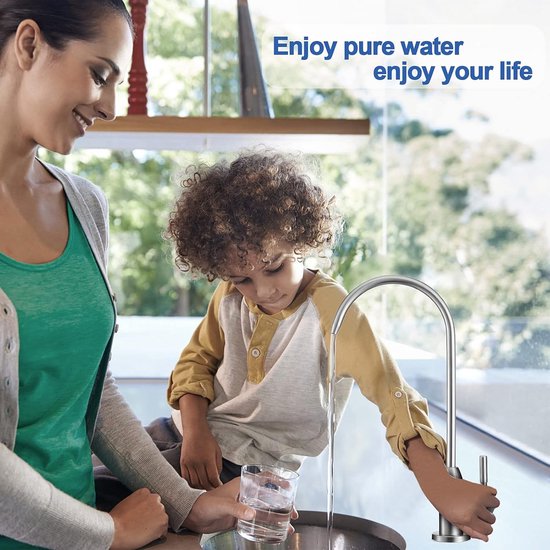 Kranen voor Gefilterd Drinkwater - Roestvrijstalen Kraan met Lange ...