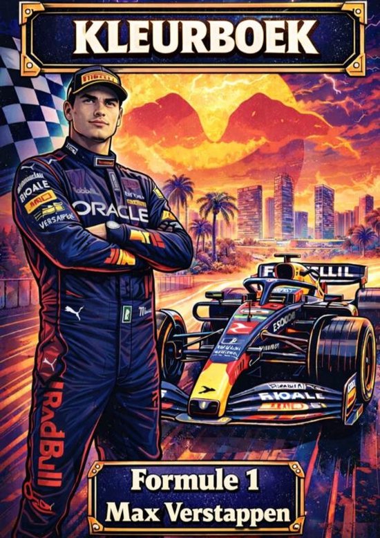 Kleurboek, Formule 1. Max Verstappen, H. Mourits | 9789465383668 ...