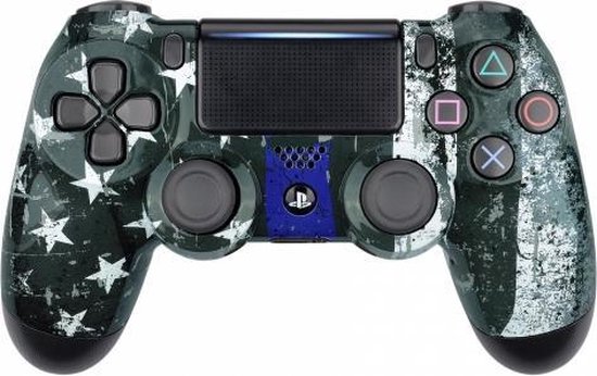 Custom Sony Dualschock 4 Controller V2 - PS4 - American Army | bol.com
