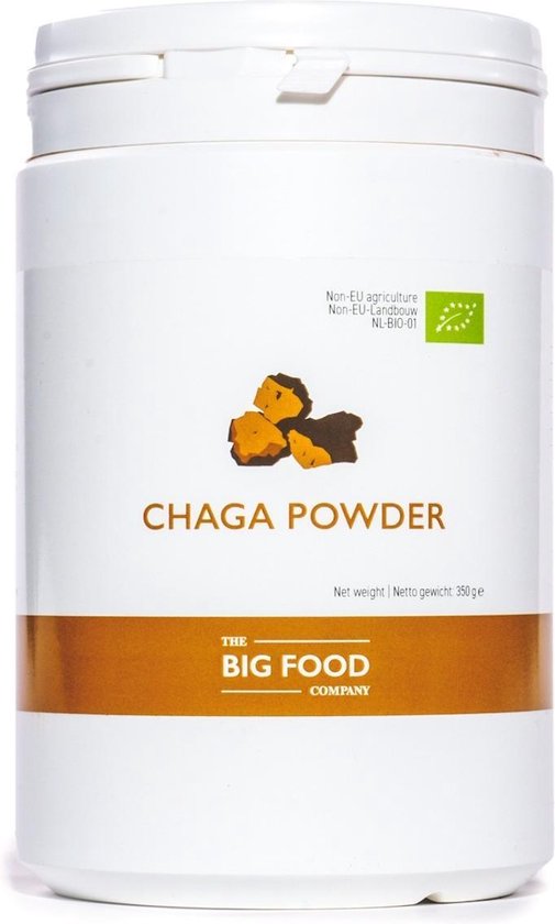 Big Food - Chaga Poeder Raw - 350g - Bio - Zeer hoge kwaliteit | bol