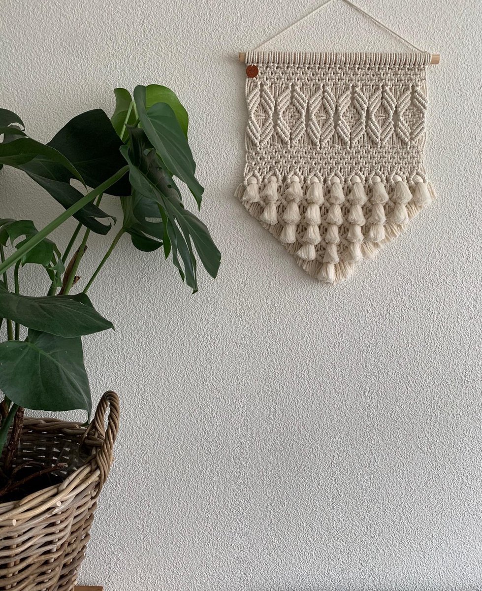 Macrame muur opknoping , home décor, wand decoratie - Wandkleed Hercai ...