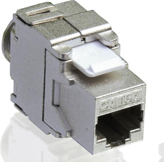 STP CAT6a Gigabit Keystone module RJ45 - LSA / zinklegering | bol.com