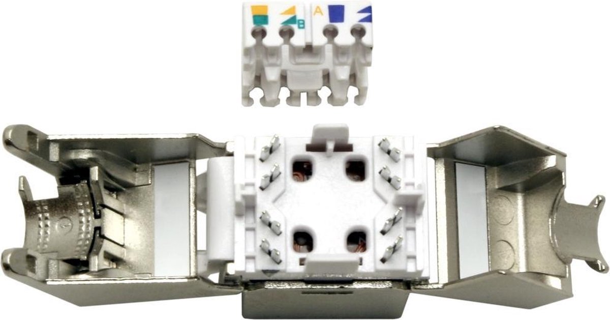 STP CAT6 Gigabit Keystone module RJ45 - LSA (toolless) - compact ...