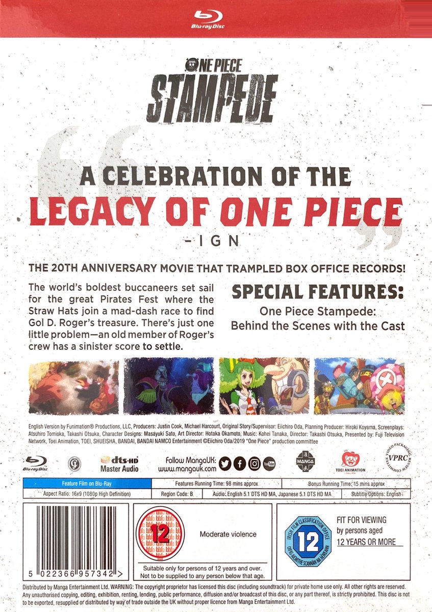 One Piece: Stampede [Blu-ray] (Blu-ray) | Dvd's | bol.com